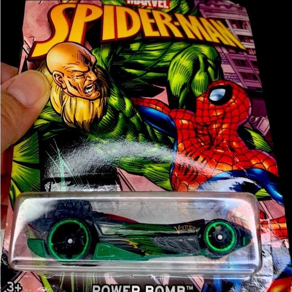 Hot Wheels | Accessories | Marvel Spiderman Power Bomb Hot Wheels Car ...